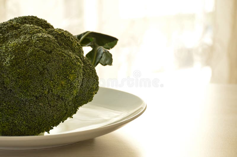 Broccoli on the table stock photo. Image of organic - 145206788