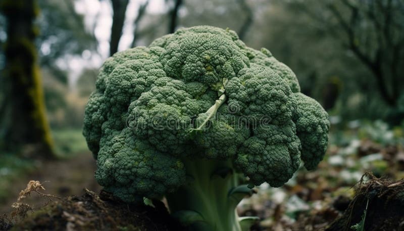 Broccoli on tree stock image. Image of fresh, cauliflower - 295199389