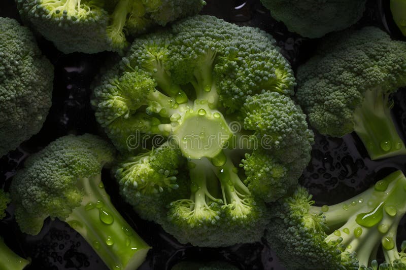 Broccoli, Which Stands Out with Its Bright Green Color and ...