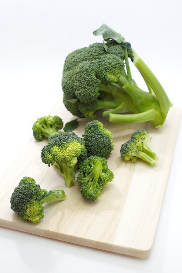Broccoli on a white stock image. Image of nature, agriculture - 29274099