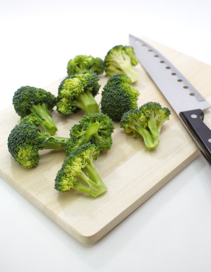 Broccoli on a white stock image. Image of gourmet, isolated - 29274115