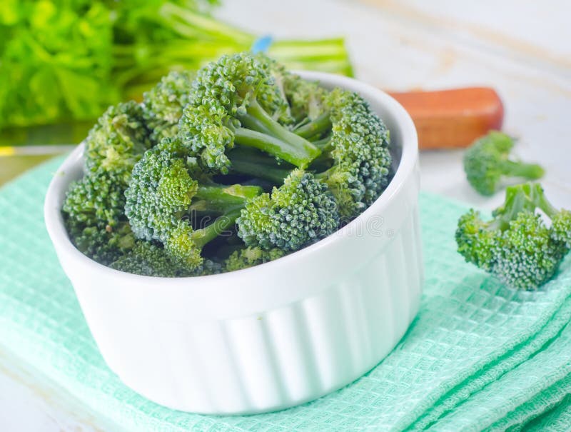 Broccoli stock image. Image of flower, bowl, cuisine - 41659585