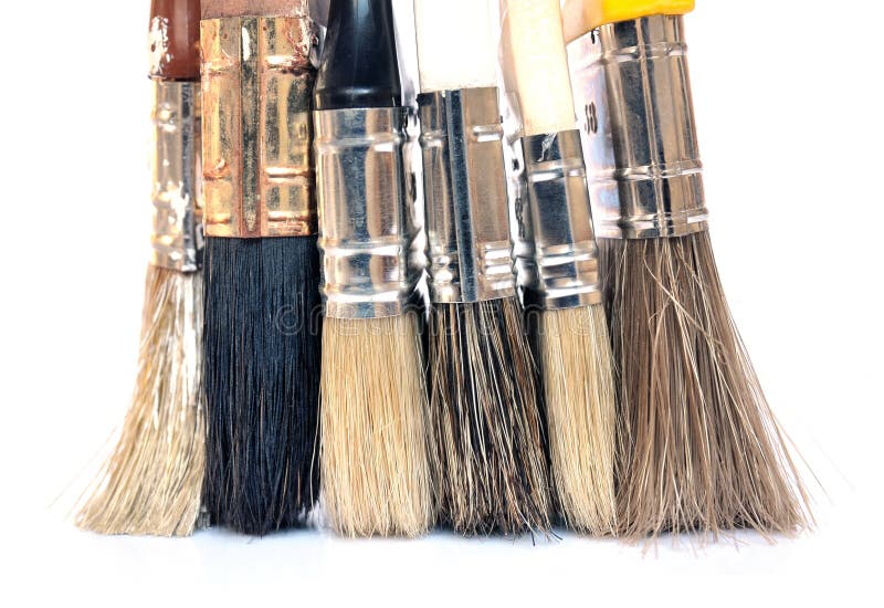 Brochas imagen de archivo. Imagen de barniz, multicolor - 22327531