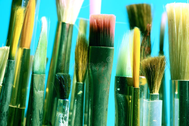 Brochas foto de archivo. Imagen de creatividad, creativo - 27991156