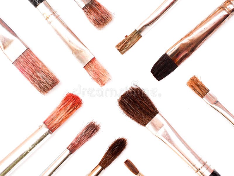 Brochas imagen de archivo. Imagen de brochas, blanco - 36714021