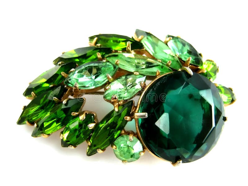 Broche photo stock. Image du vert, mode, cadeau, luxe - 4116262
