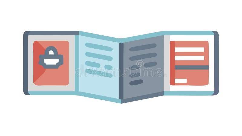 Brochure Booklet Icon, Information Guide, Marketing Material, Vector ...