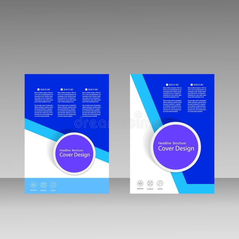 Brochure Business Style Cover Template Stock Vector - Illustration of ...