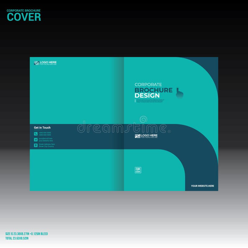 Brochure Cover for Any Kind of Use Stock Vector - Illustration of ...