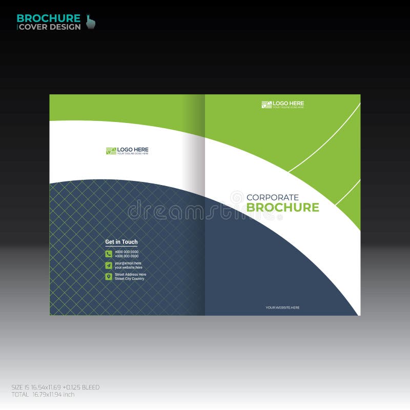 Brochure Cover for Any Kind of Use Stock Vector - Illustration of ...