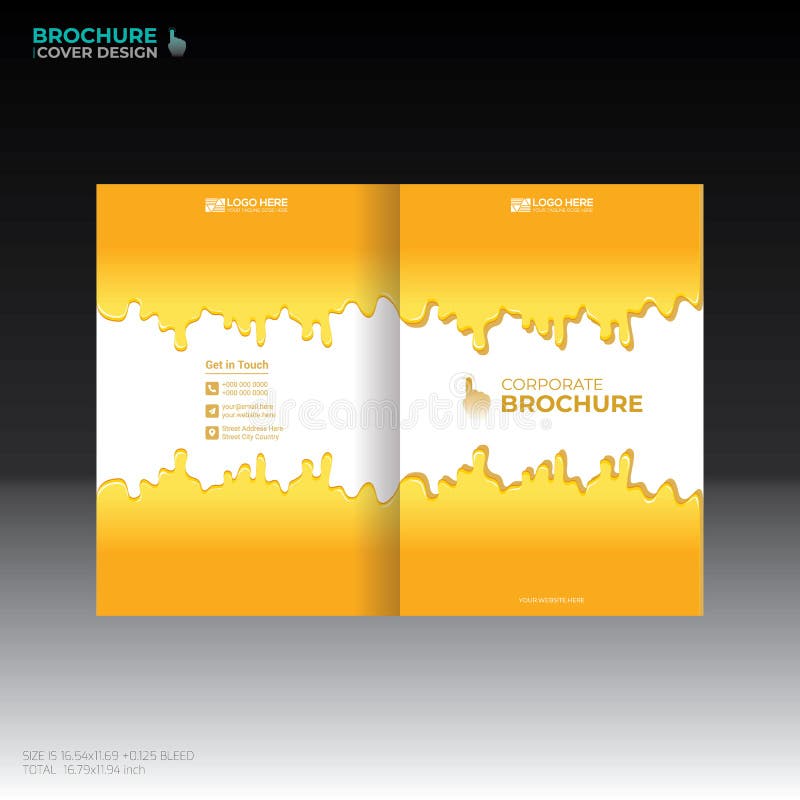 Brochure Cover for Any Kind of Use Stock Vector - Illustration of ...