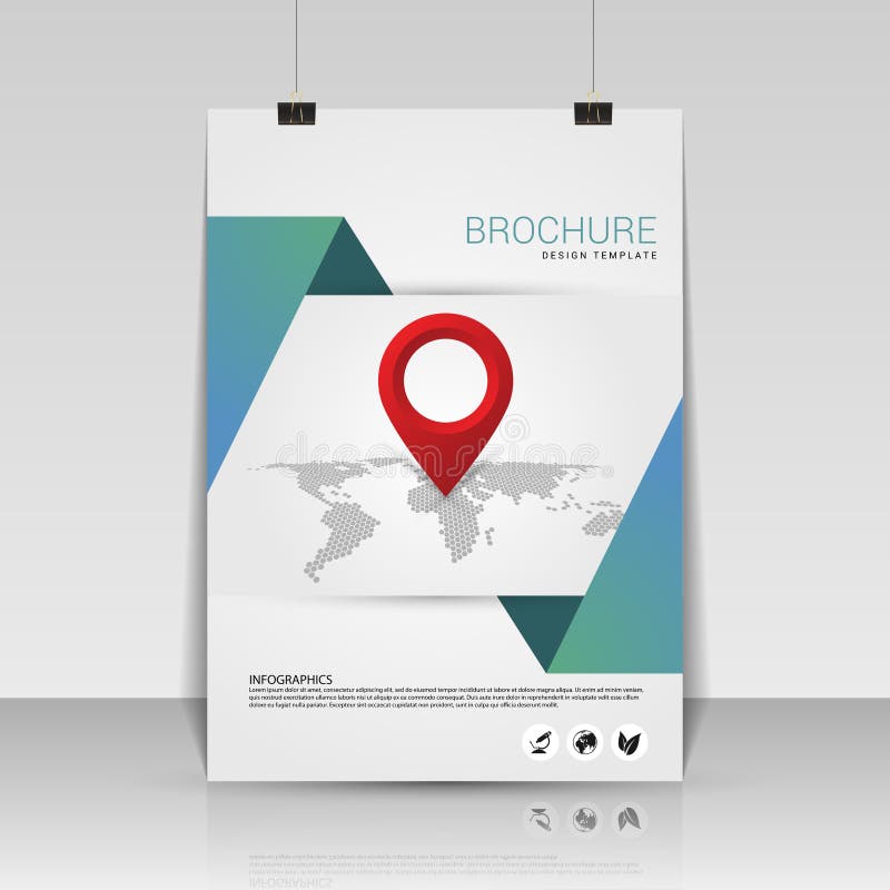 Brochure Cover Design. Flyer, Poster, Booklet Template Stock Vector ...