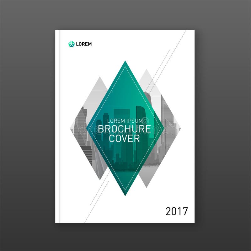 Brochure Cover Design Layout for Construction Stock Vector ...