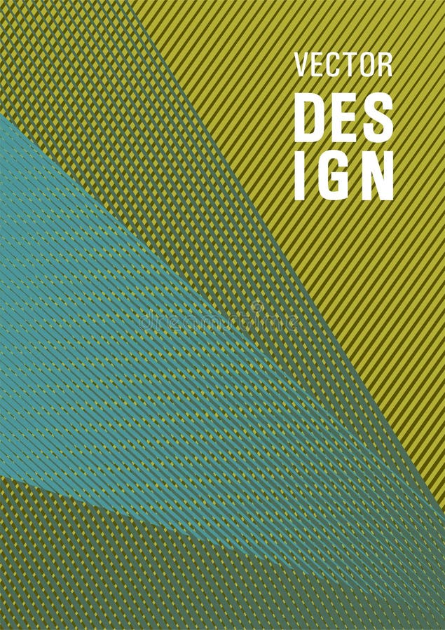 Brochure Cover Page Layout Geometric Vector Design. Modern Gradient ...