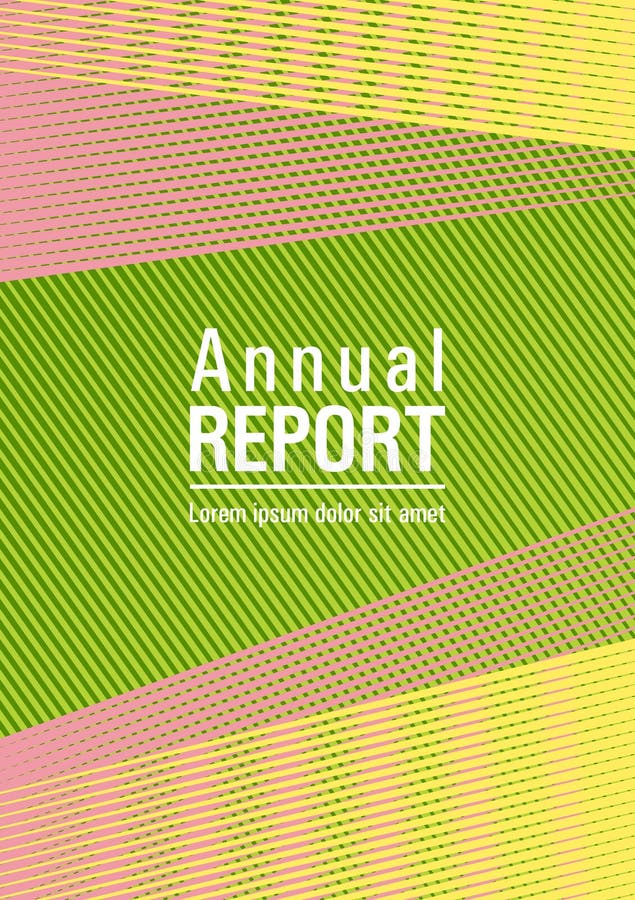 Brochure Cover Page Layout Halftone Vector Design. Trendy Magazine ...