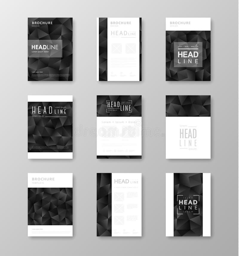 Brochure Design with Abstract Background Stock Illustration ...