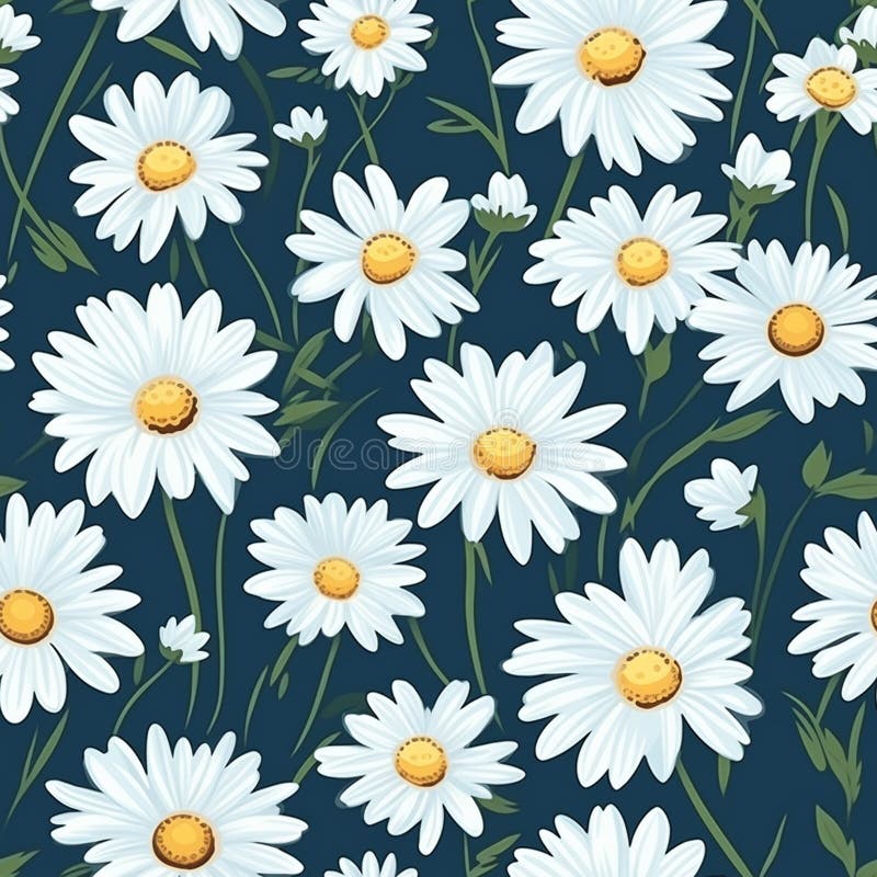 Brochure Design Daisy Illustration for Feminine Touch Stock ...