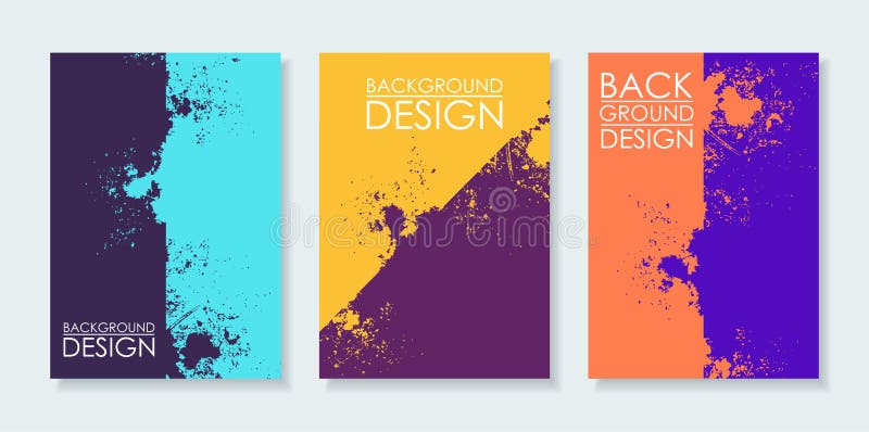 Brochure Design Layout with Place for Your Data. Vector Illustration ...