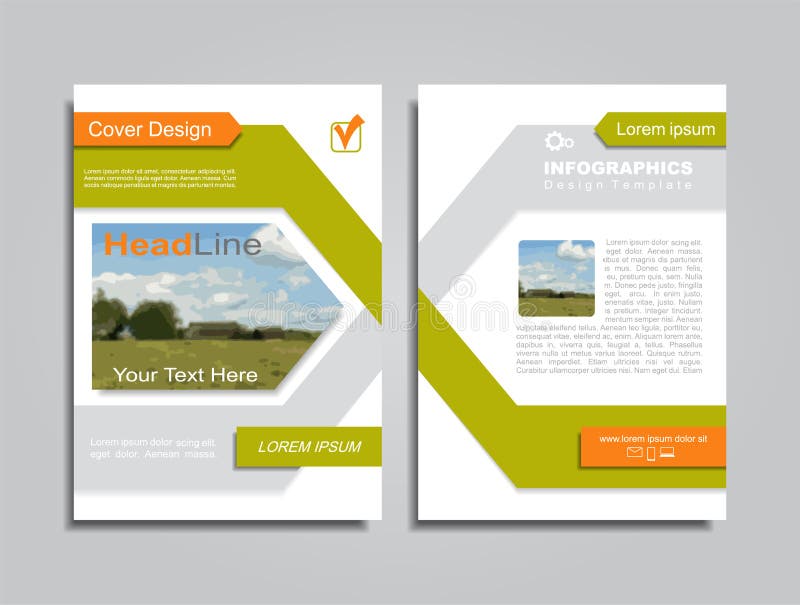 Brochure Design Layout. Vector Illustration. Stock Vector ...