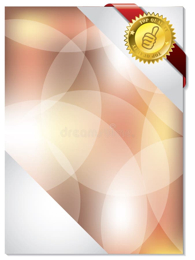 Brochure Design with Ribbon Stock Vector - Illustration of offer ...