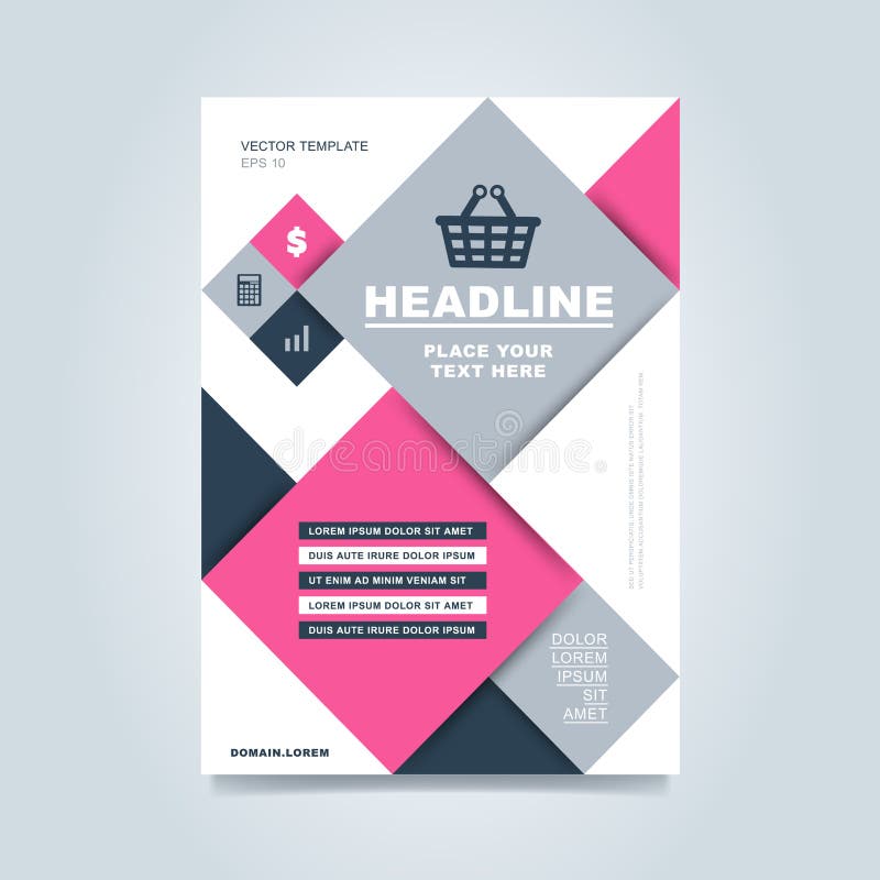 Brochure design template stock vector. Illustration of layout - 72227224