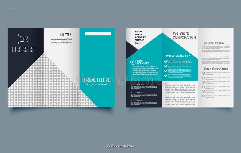 Brochure Design, Brochure Template, Creative Tri-fold, Trend Brochure ...
