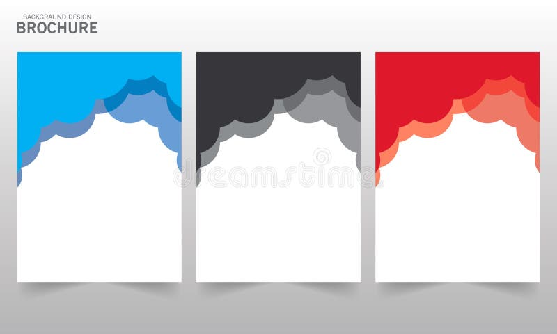 Brochure Design Template Vector Flayers Annual Report Stock Vector ...