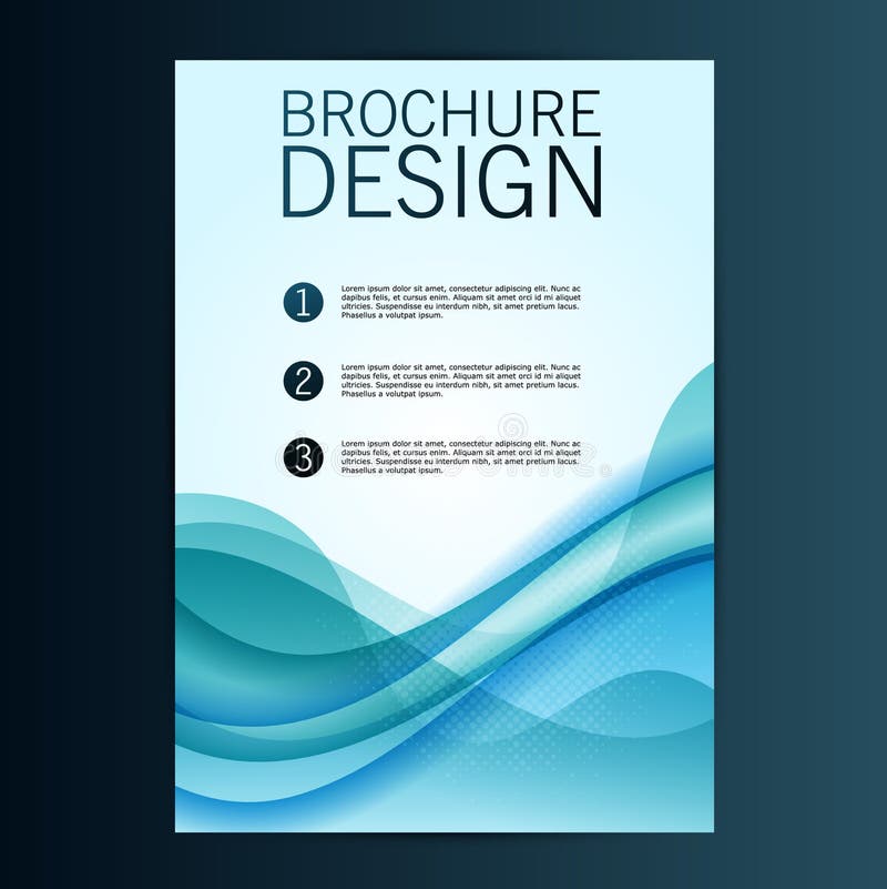 Brochure Design Template. Geometric Shapes, Abstract Modern Backgrounds ...