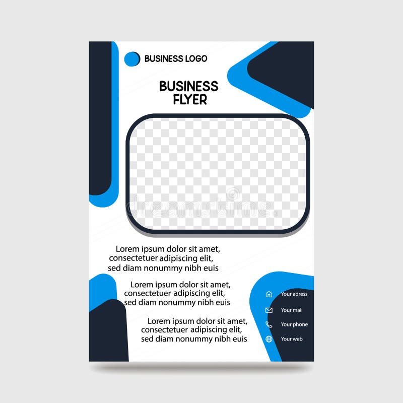 Brochure Flyer Creative Design. Multipurpose Shape Template. Trendy ...