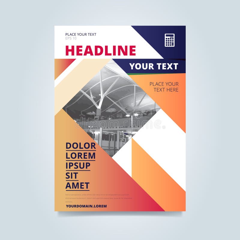 Brochure Layout Design Vector Illustration Stock Vector - Illustration ...