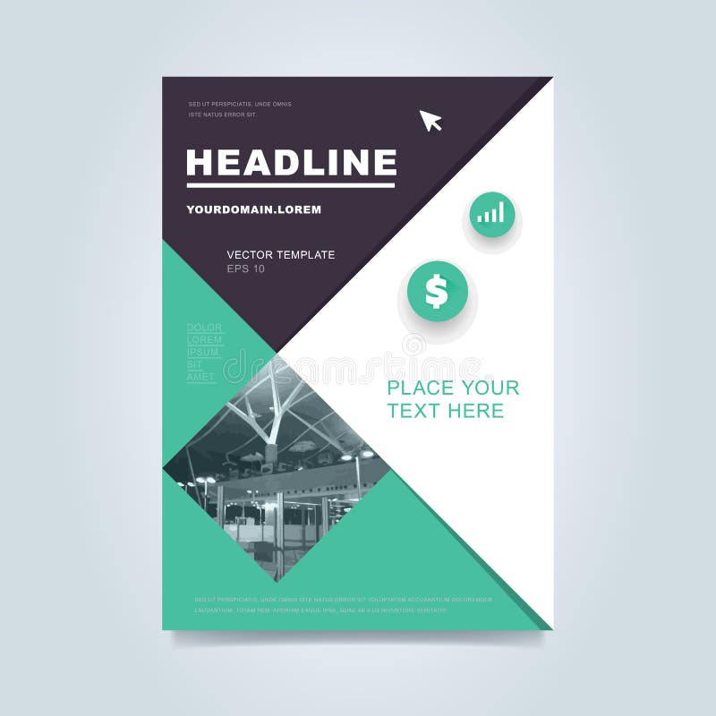 Brochure Layout Design Vector Illustration Stock Vector - Illustration ...