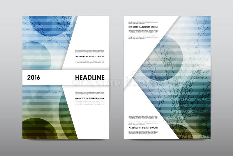 Brochure Layout Template Flyer Design Vector, Magazine Booklet Cover ...