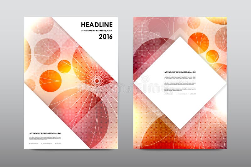 Brochure Layout Template Flyer Design Vector, Magazine Booklet Cover ...