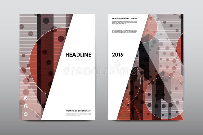 Brochure Layout Template Flyer Design Vector, Magazine Booklet Cover ...