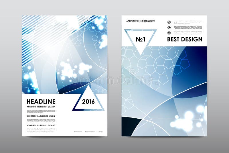 Brochure Layout Template Flyer Design Vector, Magazine Booklet Cover ...