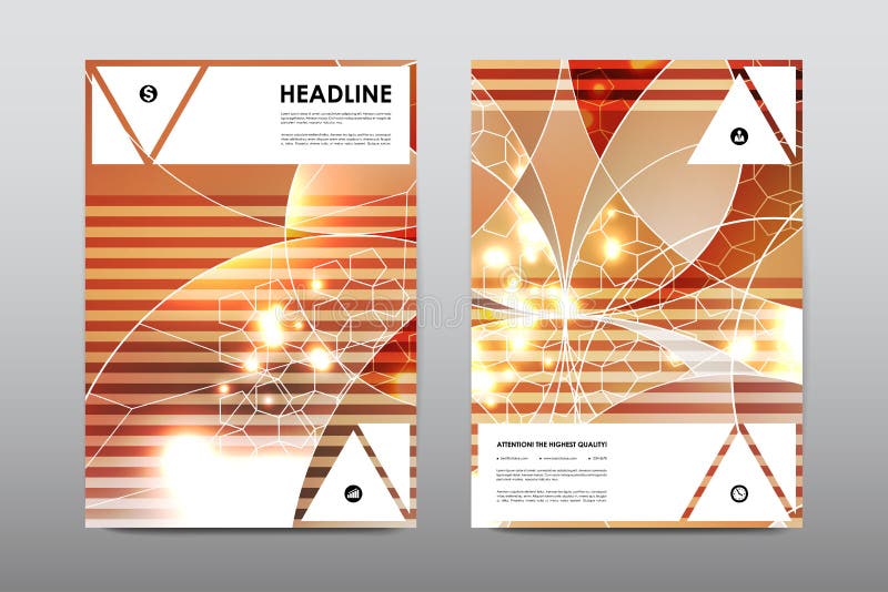 Brochure Layout Template Flyer Design Vector, Magazine Booklet Cover ...