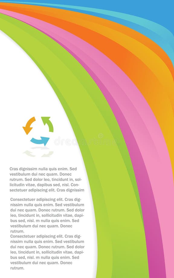 Brochure Template stock vector. Illustration of fantasy - 12588394