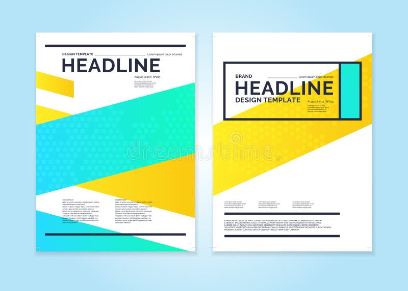 Brochure Template for Business, Modern Journal. Stock Vector ...