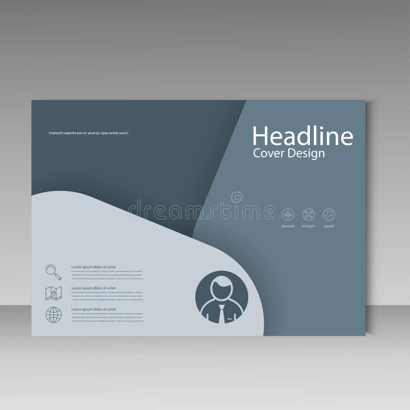 Cover Material Design Style Stock Vector - Illustration of flying ...