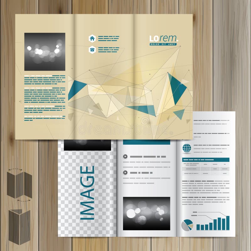 Brochure Template Design stock vector. Illustration of cover - 49542282