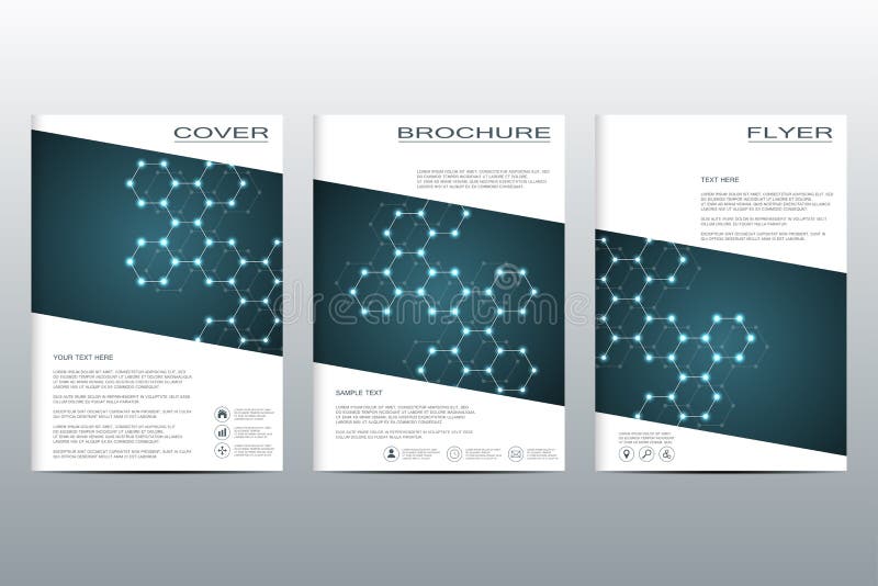 Brochure Template Layout Flyer Cover Annual Report Magazine Structure ...