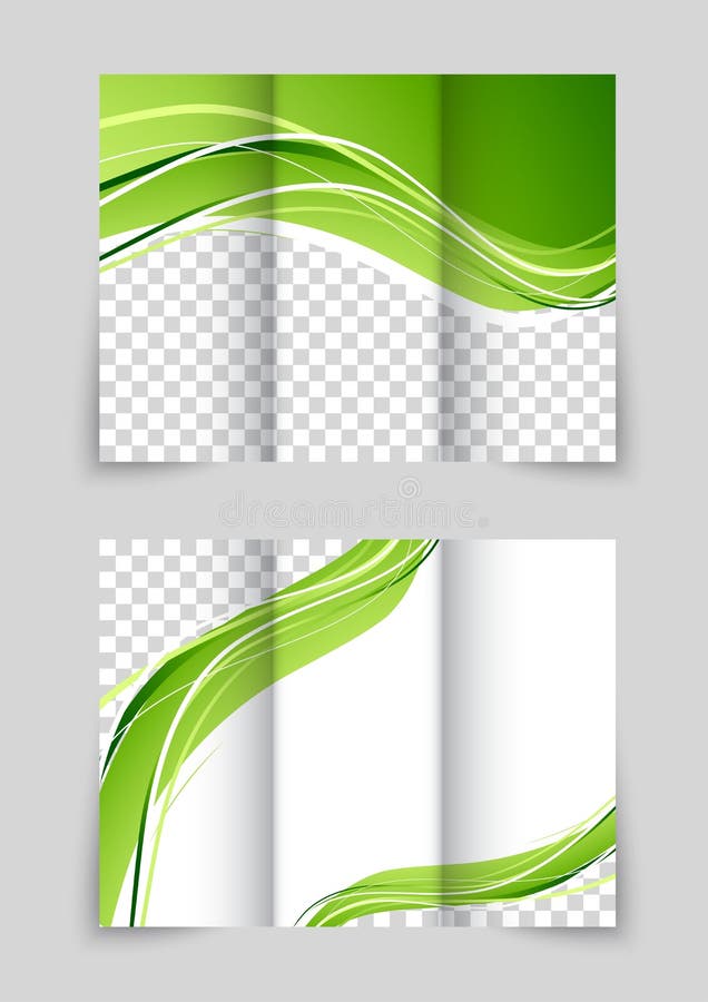 Tri-fold Brochure Template Design Stock Vector - Illustration of ...