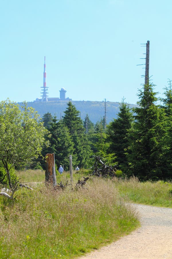 The Brocken Summit in the Harz Mountains Stock Image - Image of area ...