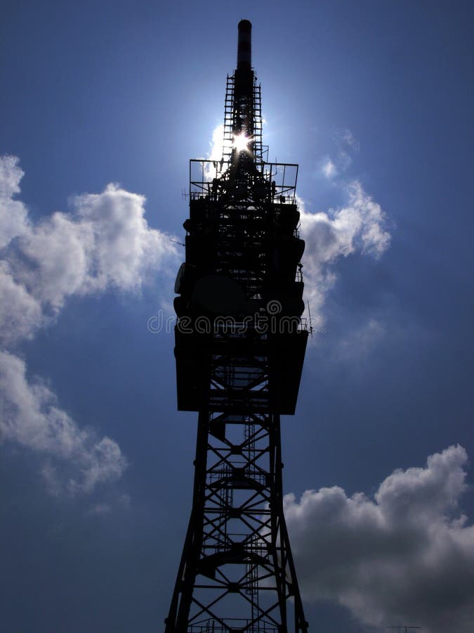 Brodcasting stock image. Image of sender, light, clouds - 3201527