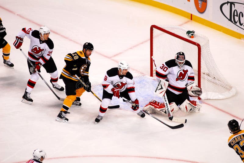 Brodeur Makes the Save. (NHL Hockey) Editorial Photography - Image of ...
