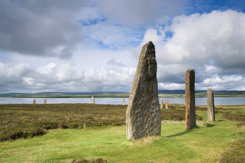 Brodgar arc stock photo. Image of archaeology, cloud, edifice - 4326782