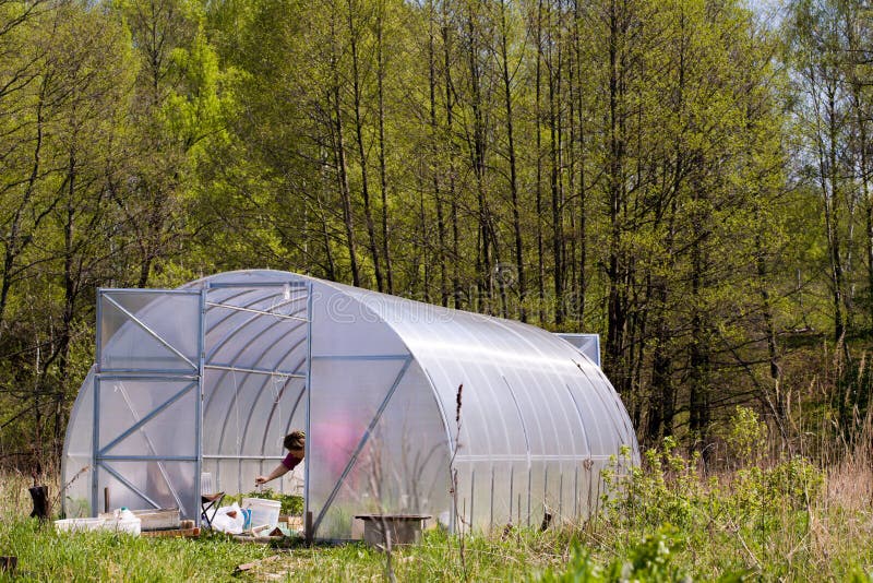 Broeikas stock afbeelding. Image of onderneming, cultureren - 5375561