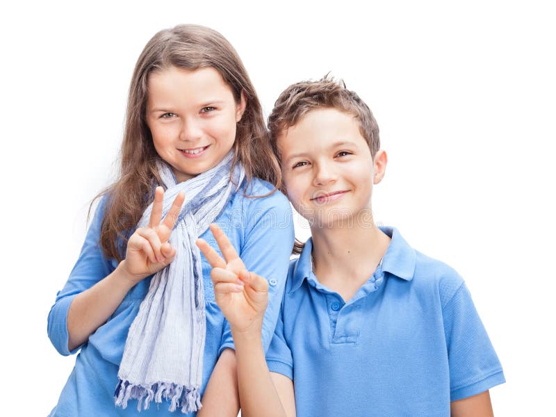 Broer en Zuster stock foto. Image of stel, portret, bruin - 33959484