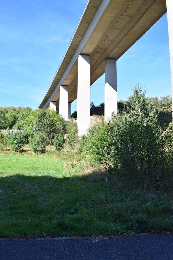 Brohltalbrücke, Autobahn Bridge in Germany Stock Photo - Image of tall ...