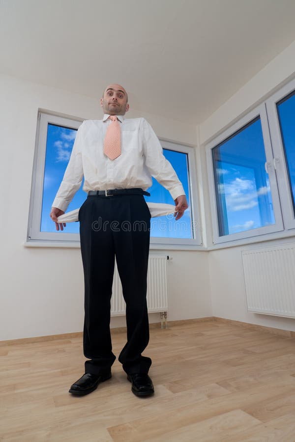 Broke business man stock photo. Image of broke, caucasian - 6399090